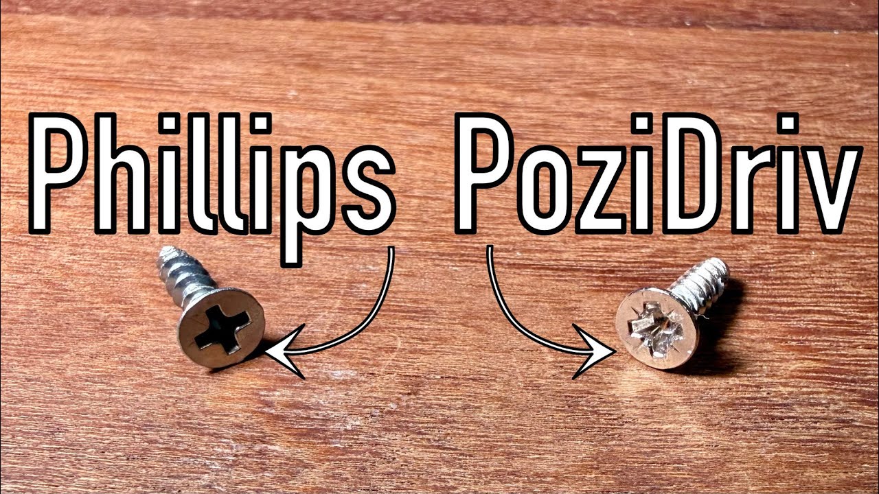 Phillips vs PoziDriv Screws - Why You Need to Know the Difference ...