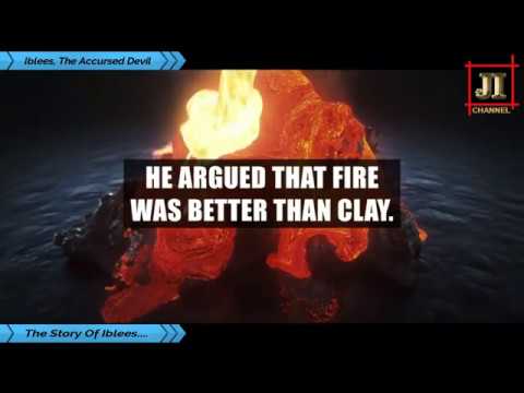 The Story Of Iblees (Iblees, The Accursed Devil) #IslamicLectures # ...