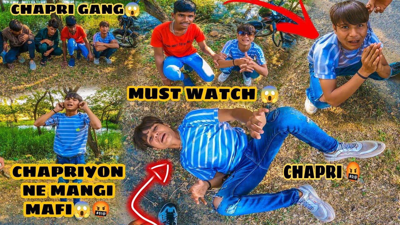 Piddi Gang Ka🤬Game Over Kardiya 😱| Chapriyon Ne Mangi Mafi😤 #chapri # ...