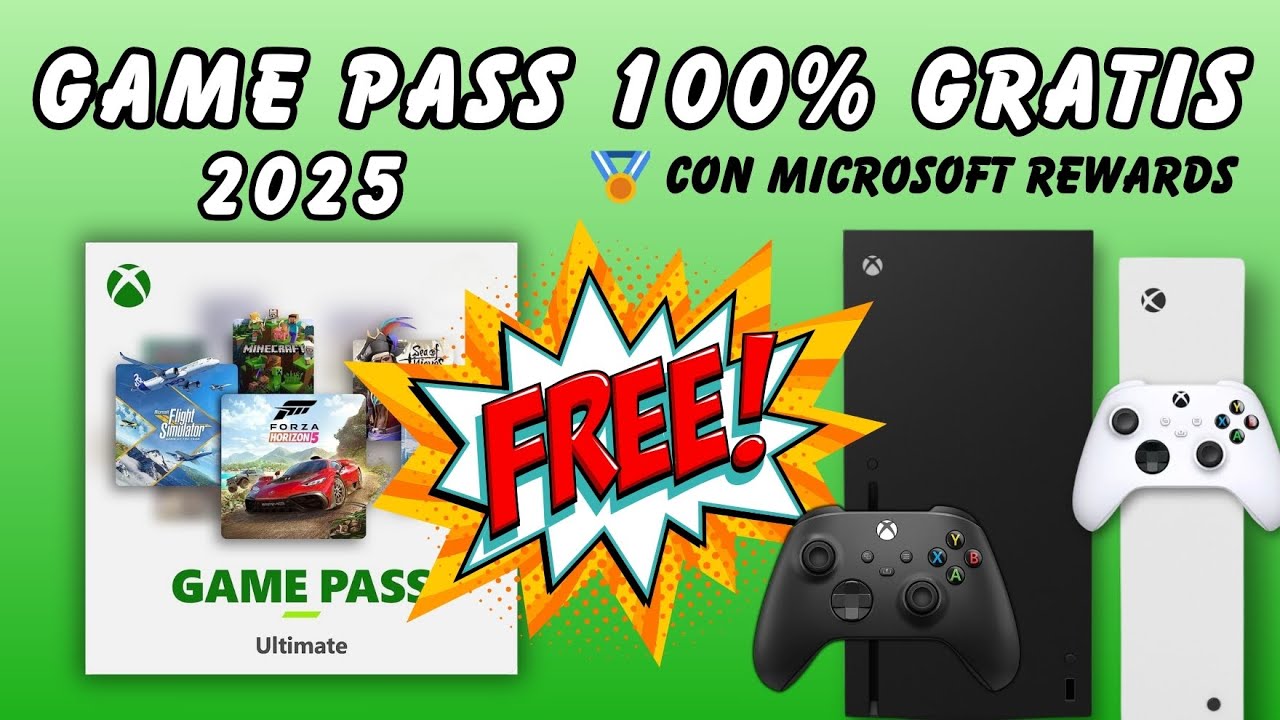 🟢🔥Xbox Game Pass 100% GRATIS con Microsoft Rewards 🔥El tutorial más ...