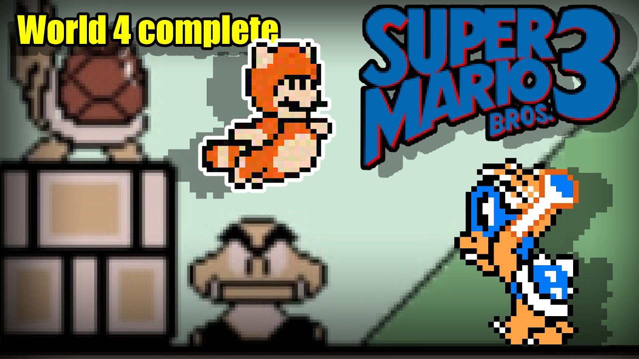 SMB3 world 4 complete guide - YouTube