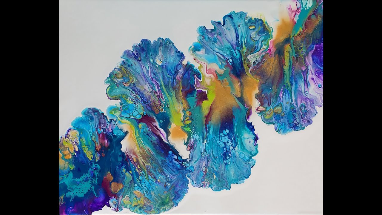 #45-Dutch pour violet, bleu et vert - YouTube