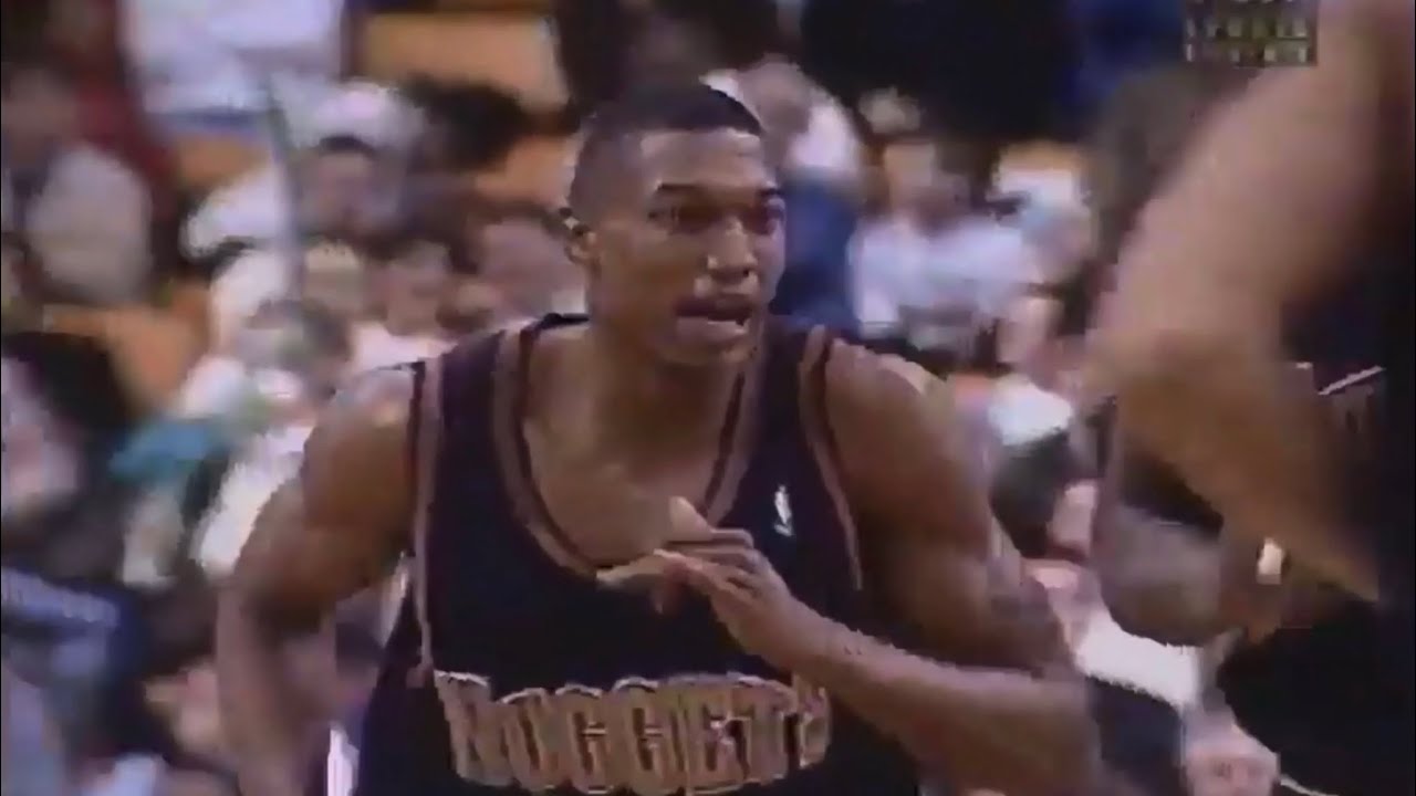 Tony Battie Nuggets 14pts (7/9 FG) vs Celtics (1997) - YouTube