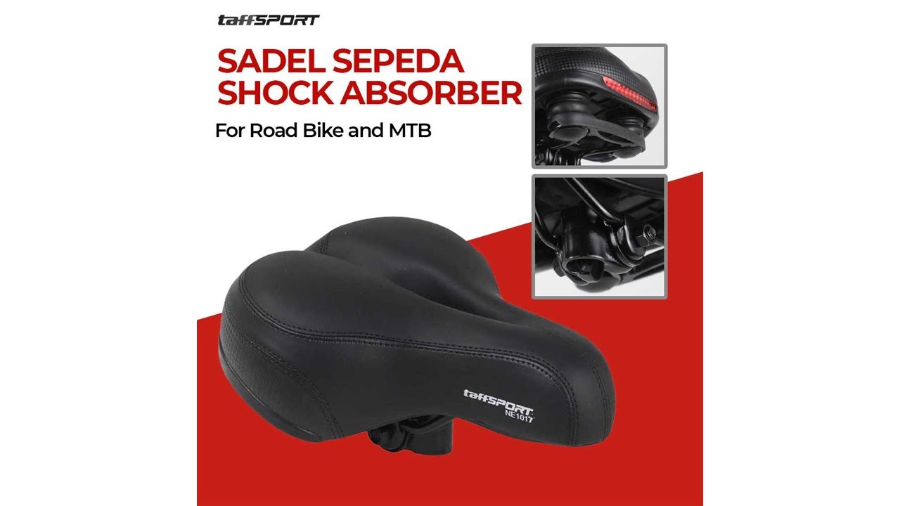 TaffSPORT Sadel Sepeda Shock Absorber Big Butt - NE1017 - 5KSE02BK ...