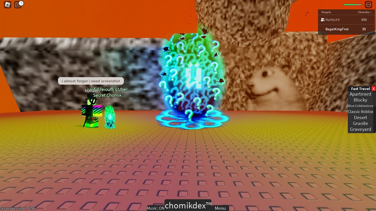 My SECOND UBER SECRET CHOMIK VICTORY in FIND THE CHOMIKS - YouTube