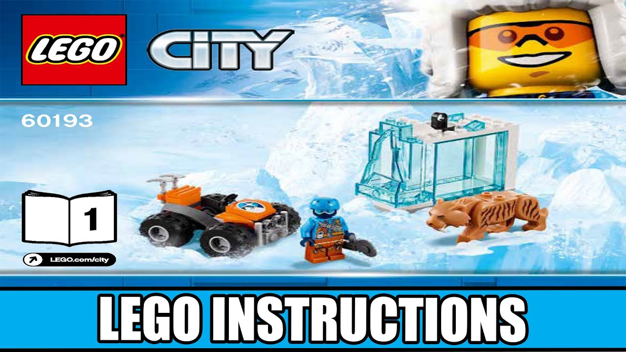 LEGO Instructions | City | 60193 | Arctic Air Transport (Book 1) - YouTube