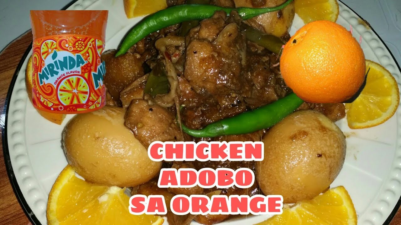 HOW TO MAKE ORANGE CHICKEN ADOBO IN EASY WAY - YouTube