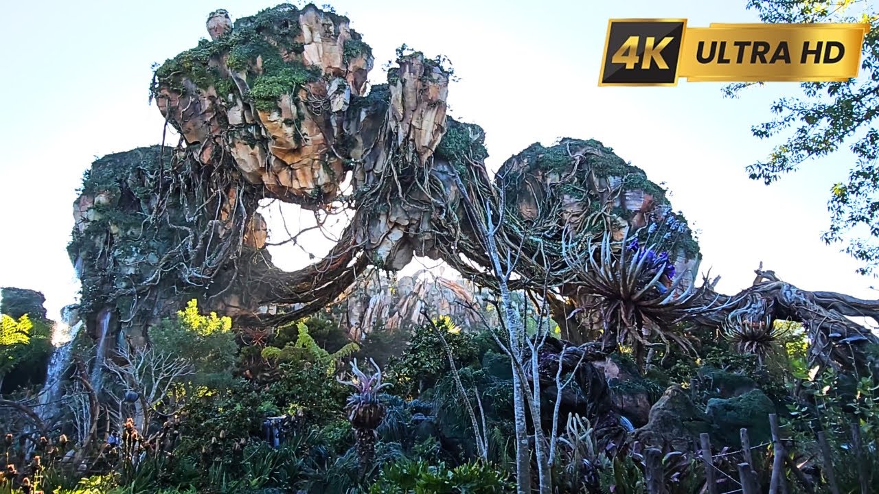 Pandora - O Mundo de Avatar - Vale de Mo'ara (Tour Completo 4K) Disney ...