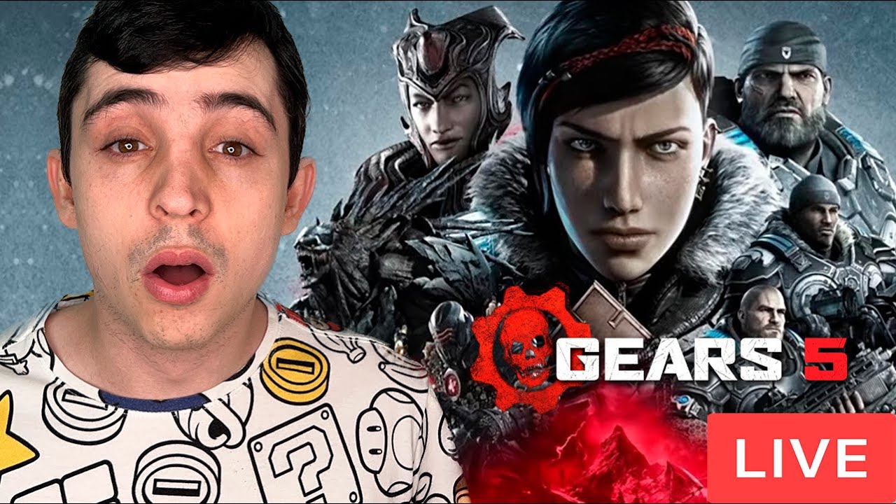 [LIVE] JOGANDO GEARS 5 COOP COM O RHOVI E XINGANDO OS ALIENS - YouTube