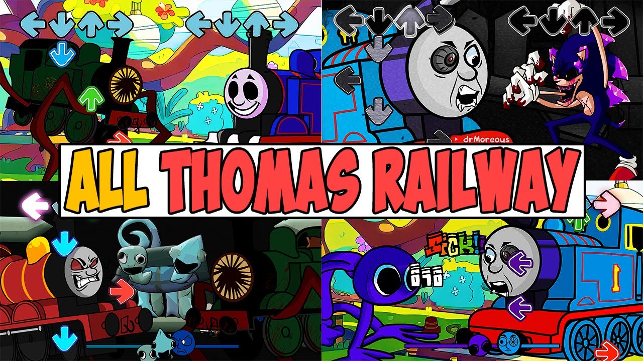 My ALL Thomas Railway Covers - Friday Night Funkin' - YouTube