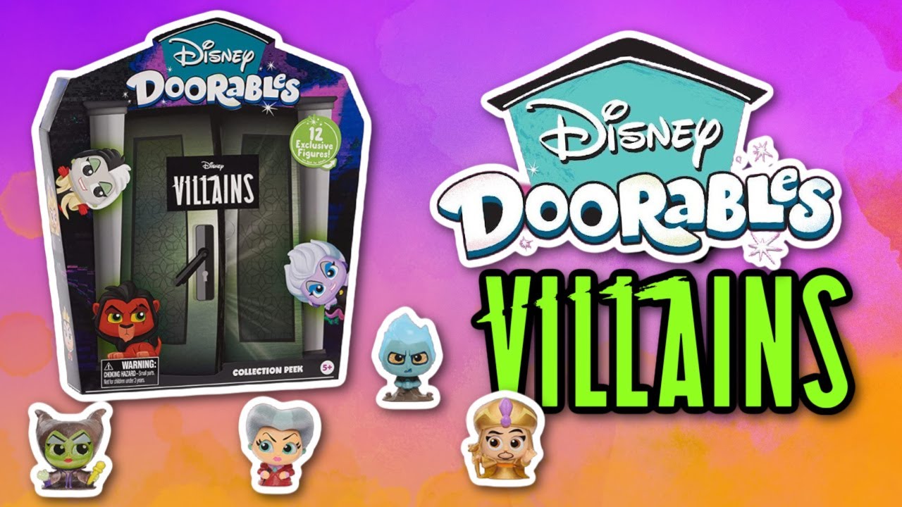 Disney Doorables Disney Villains Unboxing! 🐙🔥♥️ - YouTube