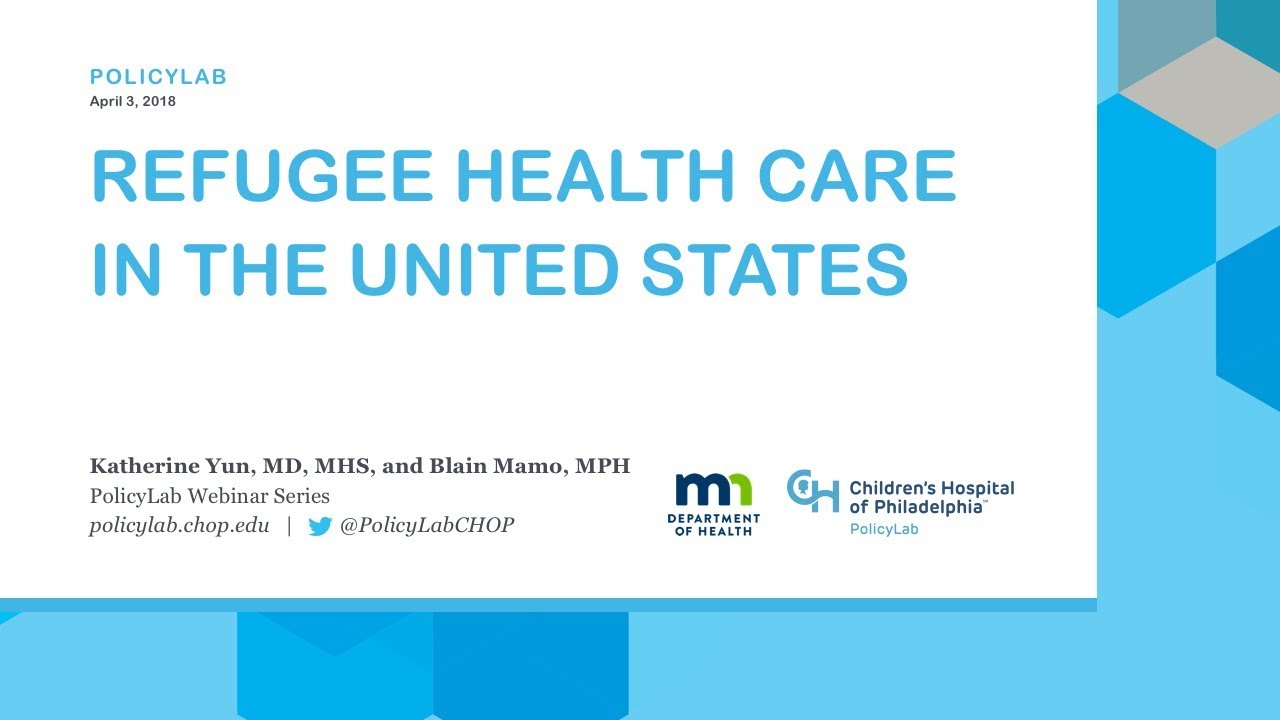 Refugee Health Care in the United States - YouTube
