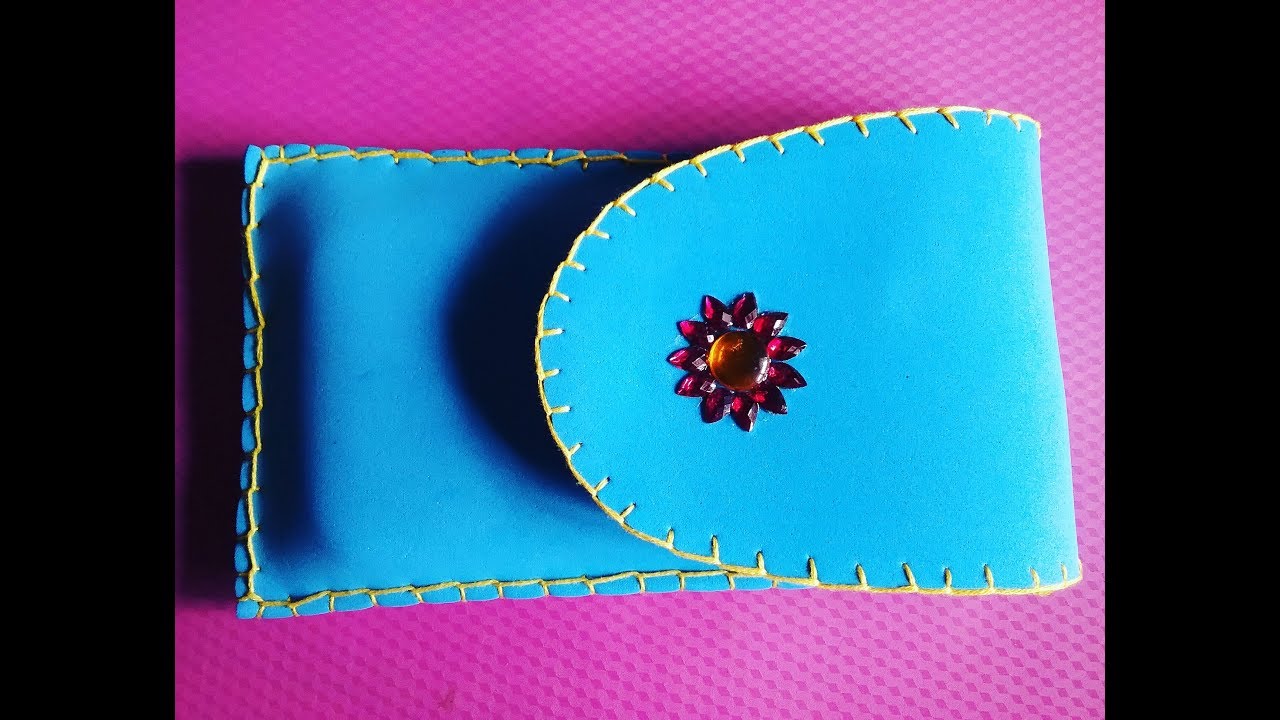 DIY ,cell phone pouch,WOMEN'S DAY SPECIAL,how to make smart phone pouch ...