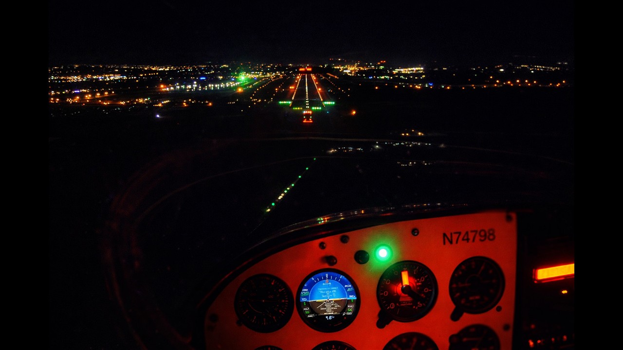 Night VFR in My 1961 Mooney | Private Pilot POV - YouTube