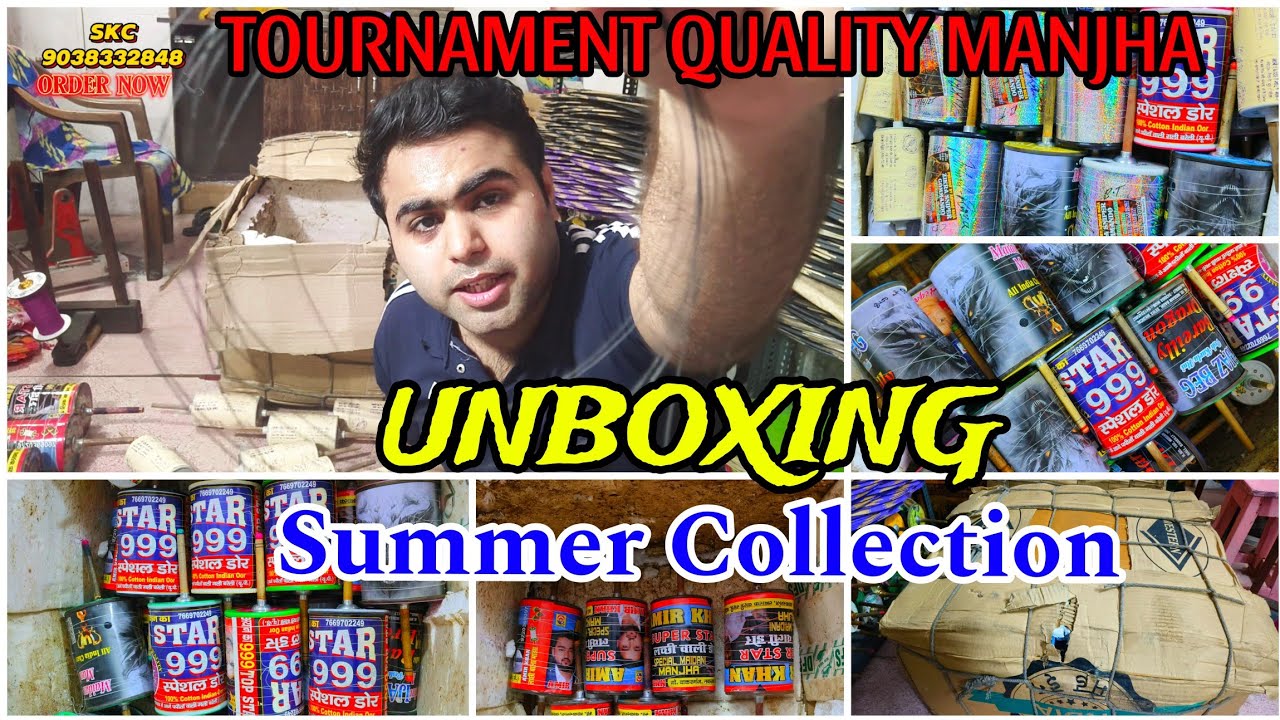 India Best Manjha Unboxing |Tournament Quality Manjha | Summer Special ...