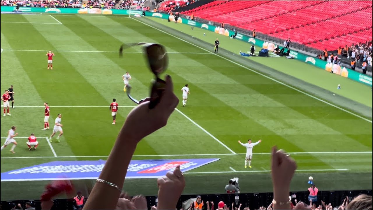23/24 league two playoff final Crawley town vs Crewe Alexandra Liam ...