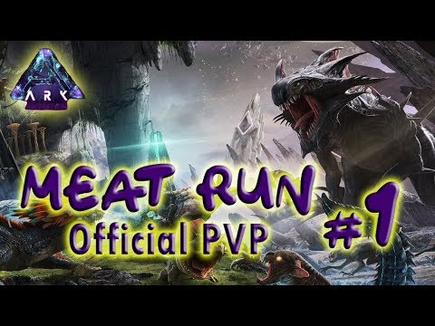 ARK Official PVP - Meat Run #1- On croque tout ce qui bouge ! - YouTube