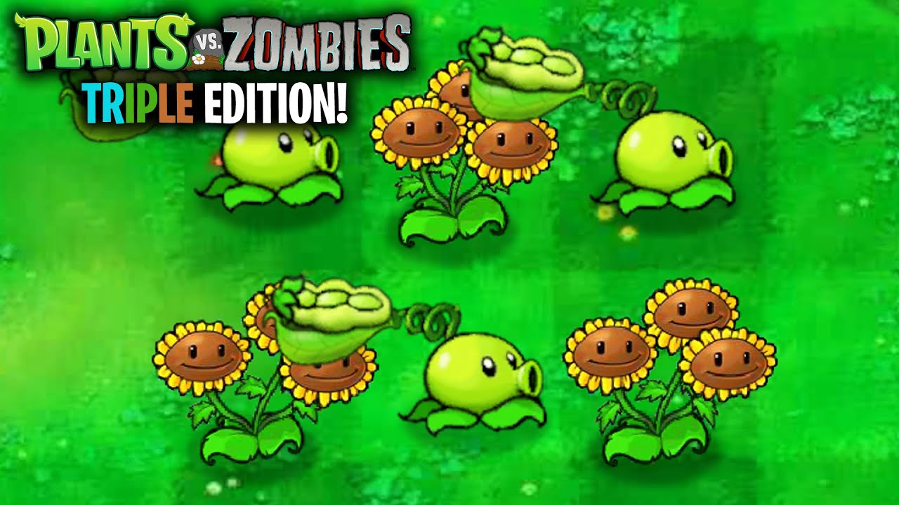 Plants vs Zombies Triple Edition BETA | Adventure Level 01 | Gameplay ...