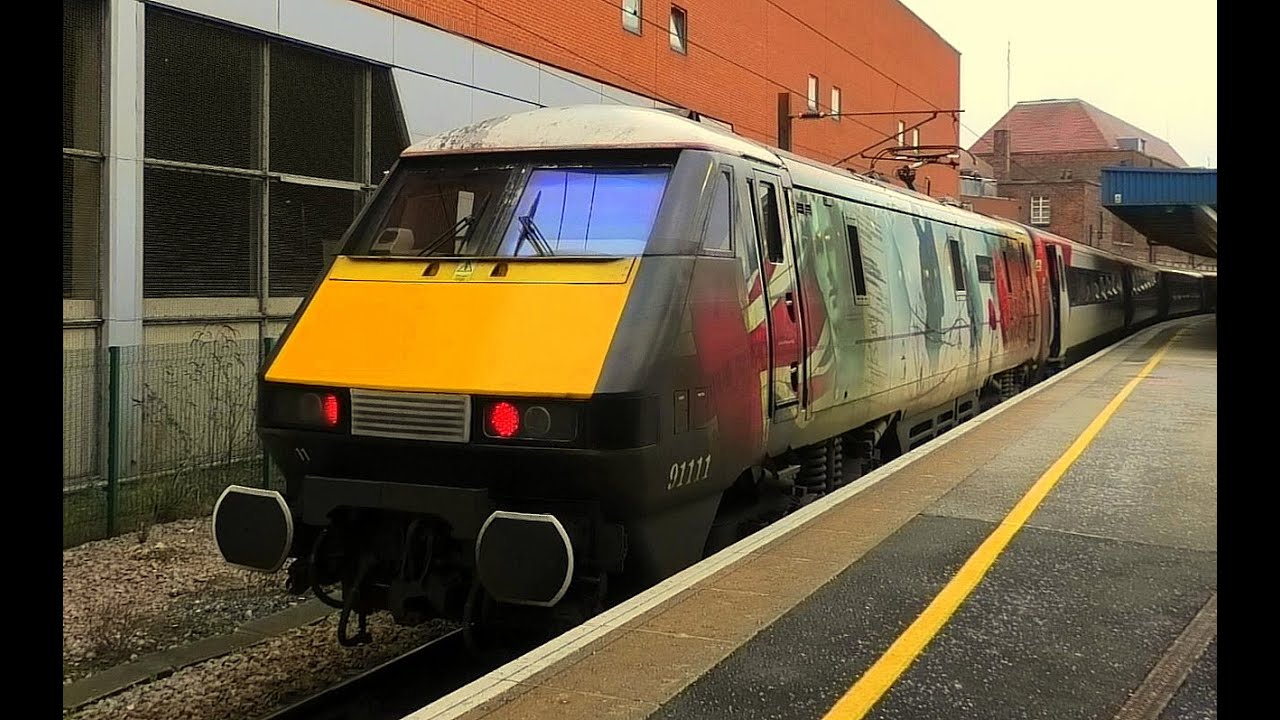 Class 91 action @ Doncaster, 15th january 2022 - YouTube