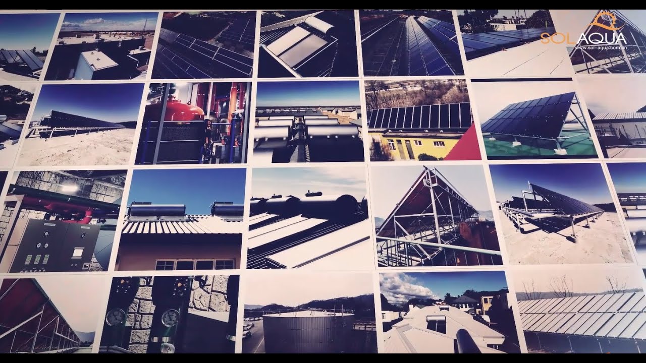 SolAqua Solar Water Heating Application - YouTube