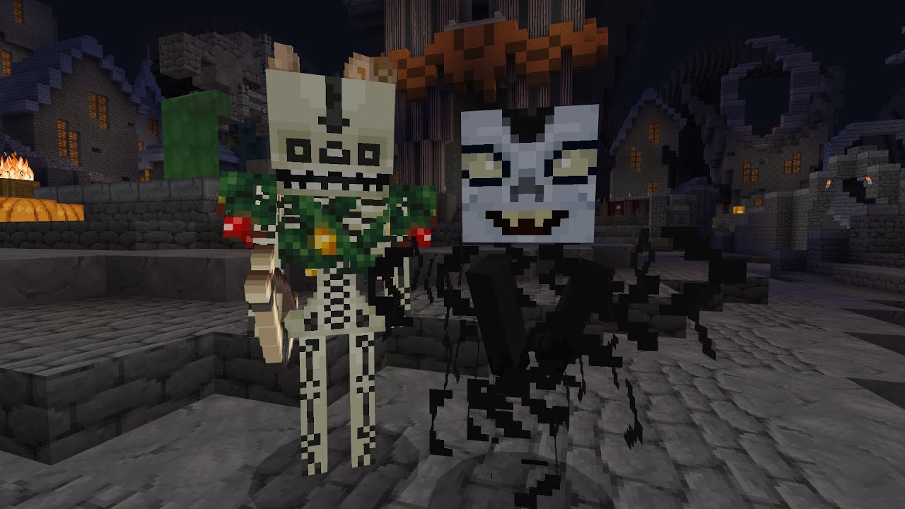 Minecraft The Nightmare Before Christmas Mash-up Pack Update 1.21 - YouTube