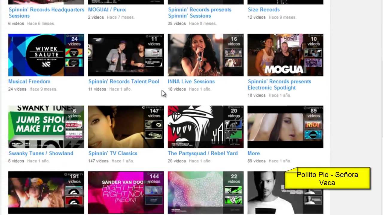 Los Mejores Canales De Musica Youtube [2014] - YouTube