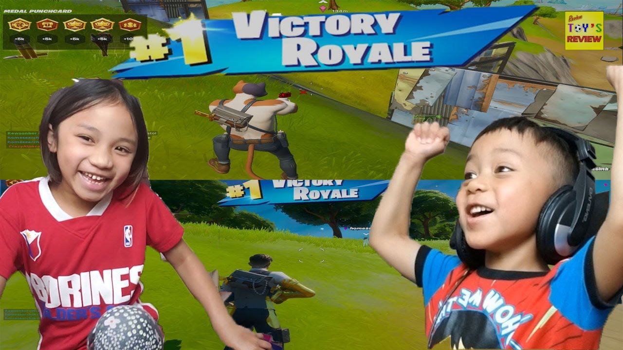 Our First Ever Victory Royale in Fortnite - YouTube