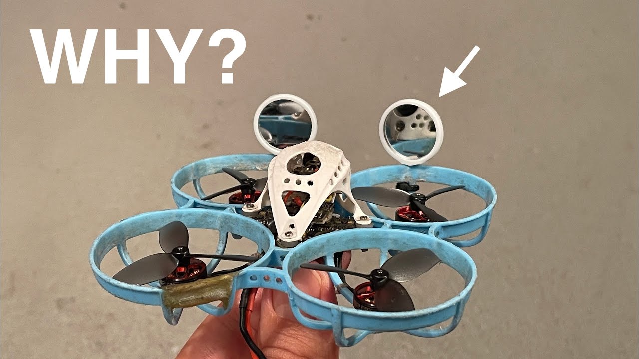 WORLD`S FIRST Rearview Mirrors on a Tiny Whoop Drone | Please don`t ask ...