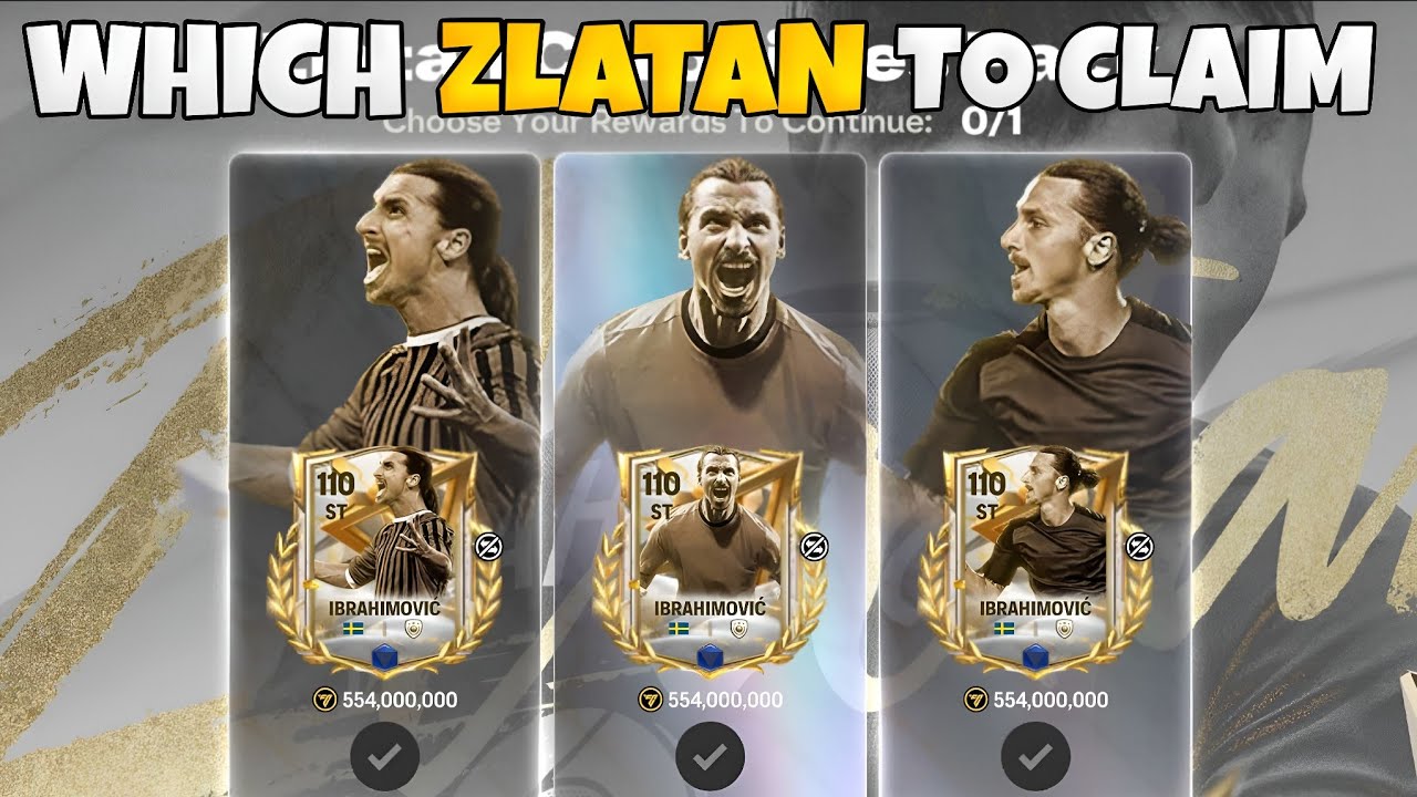 Which Zlatan to Claim in Fc Mobile !?.. - YouTube
