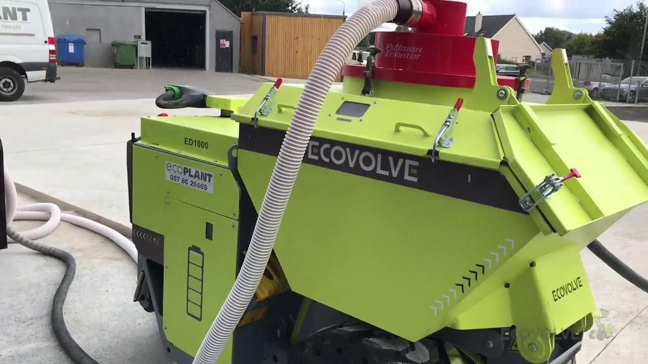 Concrete Finishing With The Ecovolve Electric Dumper - YouTube