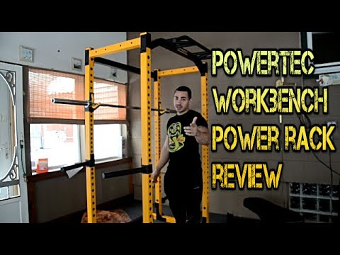 Powertec Workbench Power Rack Review, My Home Gym Equipment! - YouTube