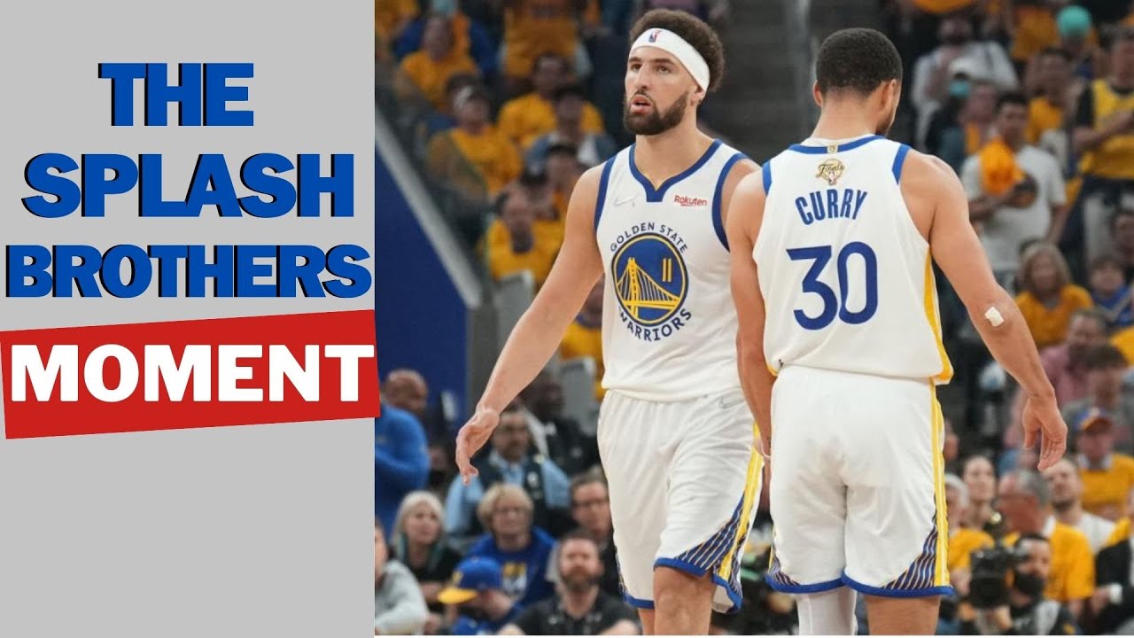 THE SPLASH BROTHERS MOMENT | STEPHEN CURRY AND KLAY THOMPSON 💦☔️☔️ #fyp ...