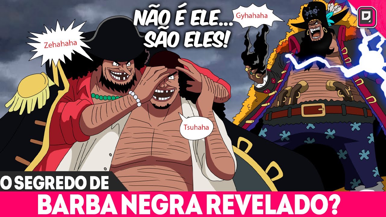 CONFIRMADA AS 3 PERSONALIDADES DE BARBA NEGRA? A MAIOR DESCOBERTA DE ...