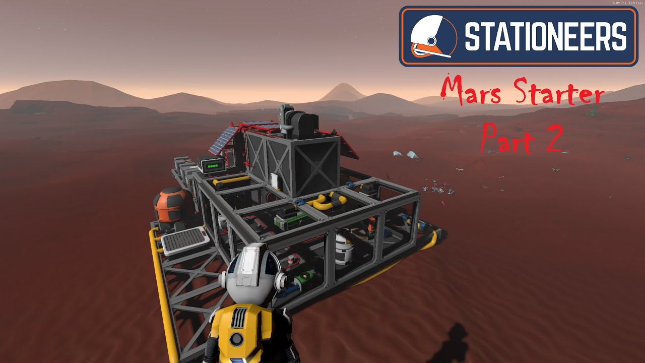Stationeers Gerting started on Mars 2 - YouTube