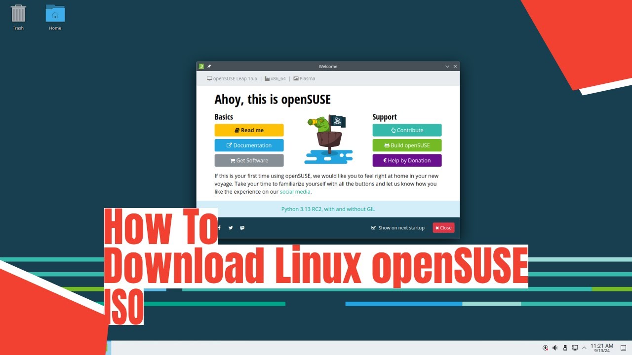 How To Download Linux openSUSE ISO - Latest Version - Official - YouTube