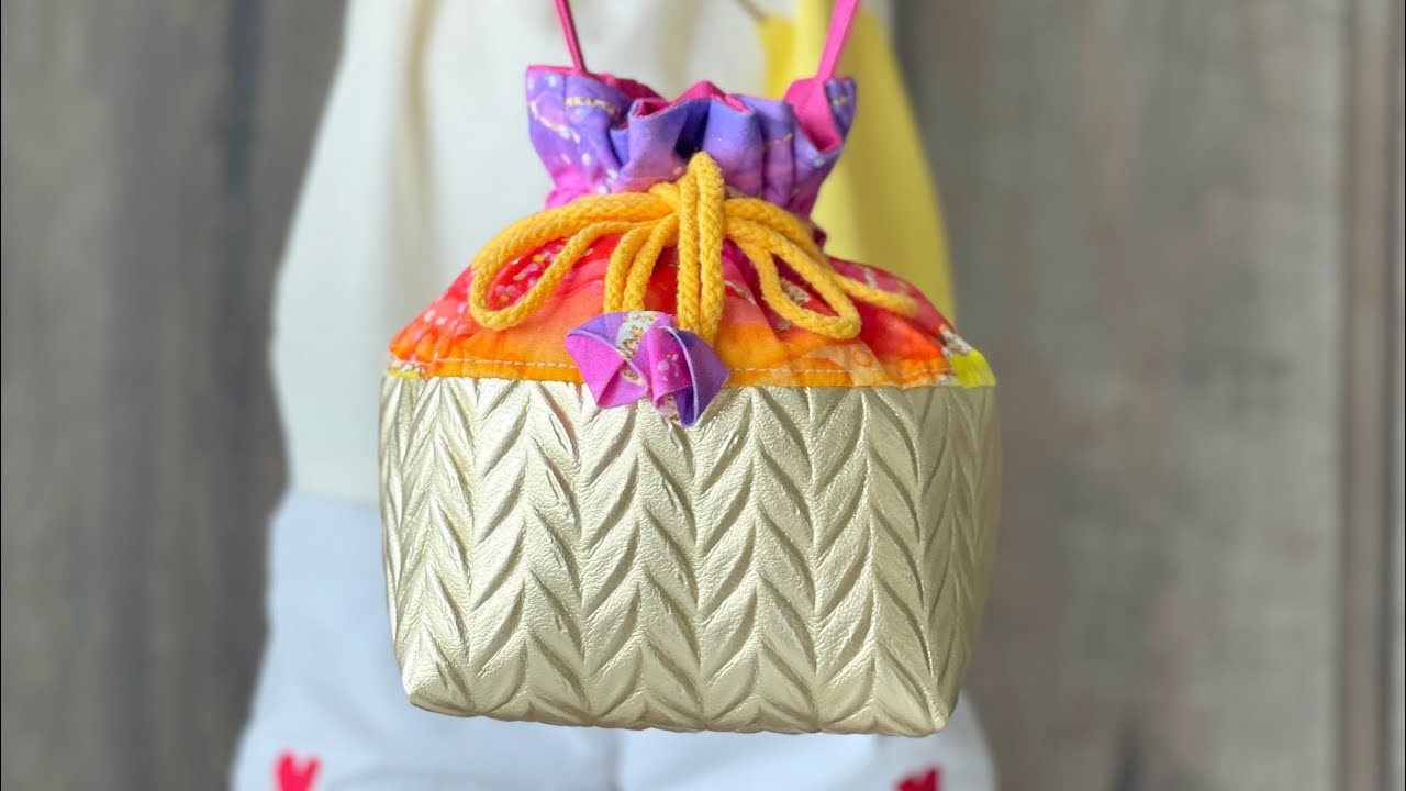 DIY Finishing Drawstring Ends / Sewing Fabric Rose Bud / Fabric Flower ...