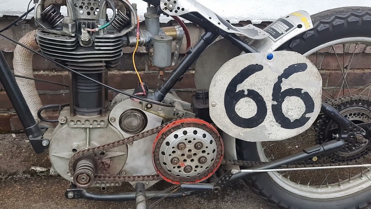 Adding lightness to a 1936 Matchless G3 Sprint racer - YouTube