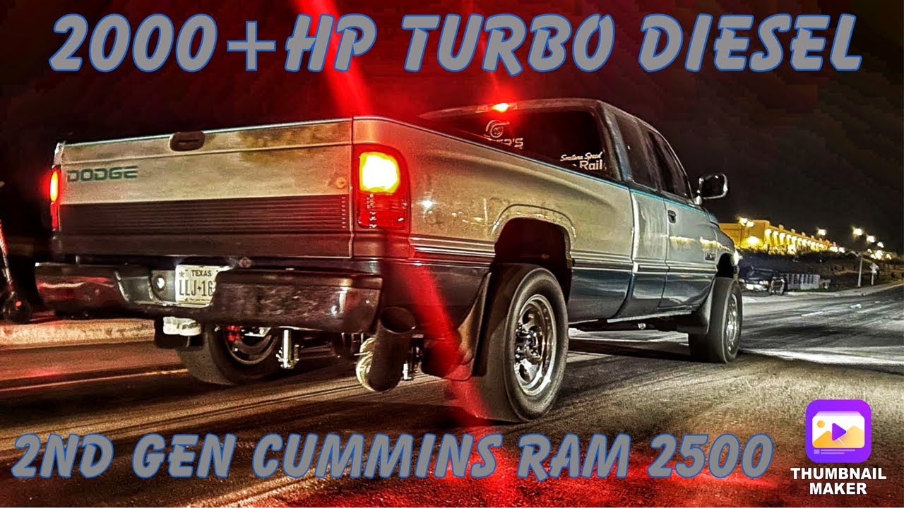 2000+HP Turbo Diesel 2nd Gen Cummins Ram 2500 - YouTube