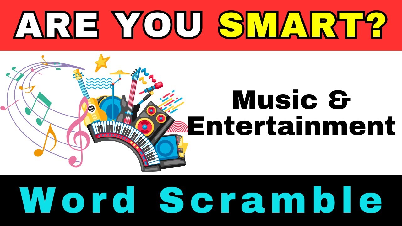 30 Groovy Word Scrambles: Music & Entertainment Edition! - YouTube