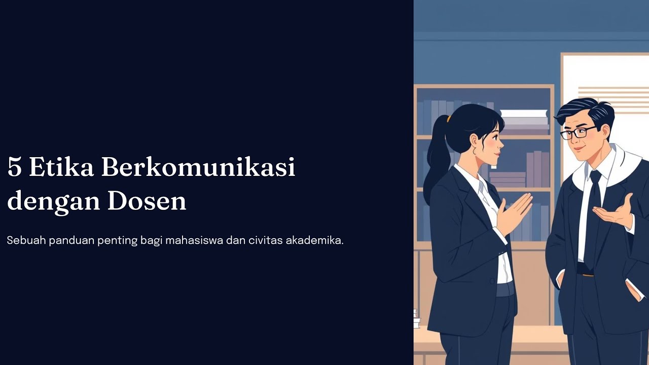 5 Etika Berkomunikasi Dengan Dosen - YouTube