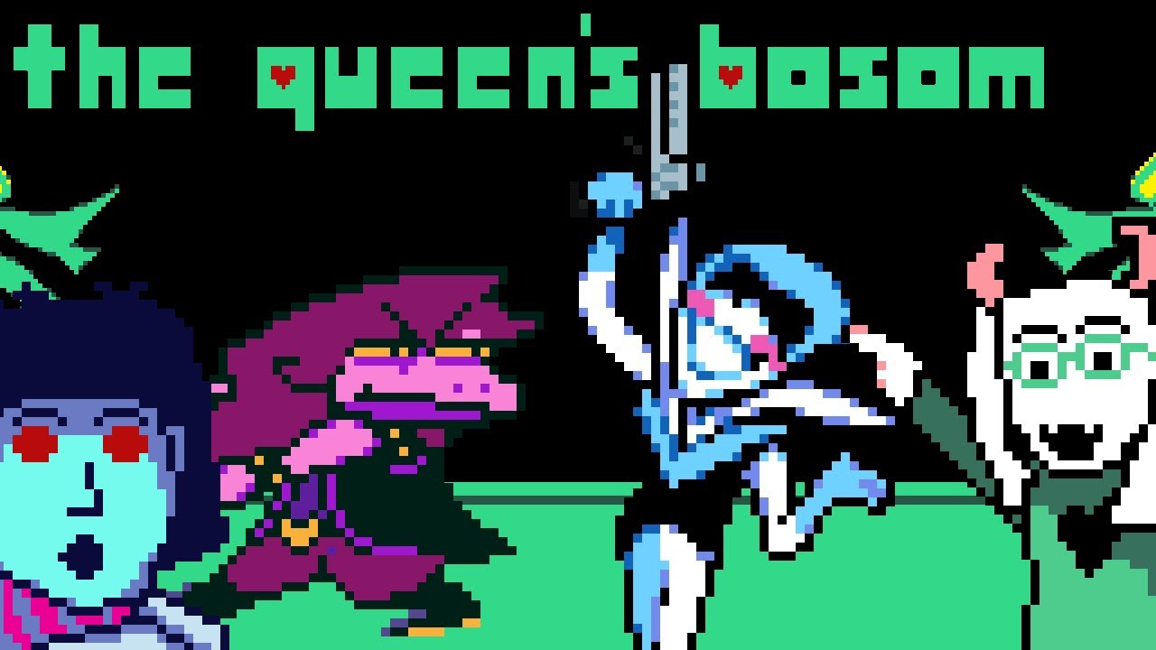 DELTARUNE: The Queen's Bosom, (Sprite Animation with audio from Games ...