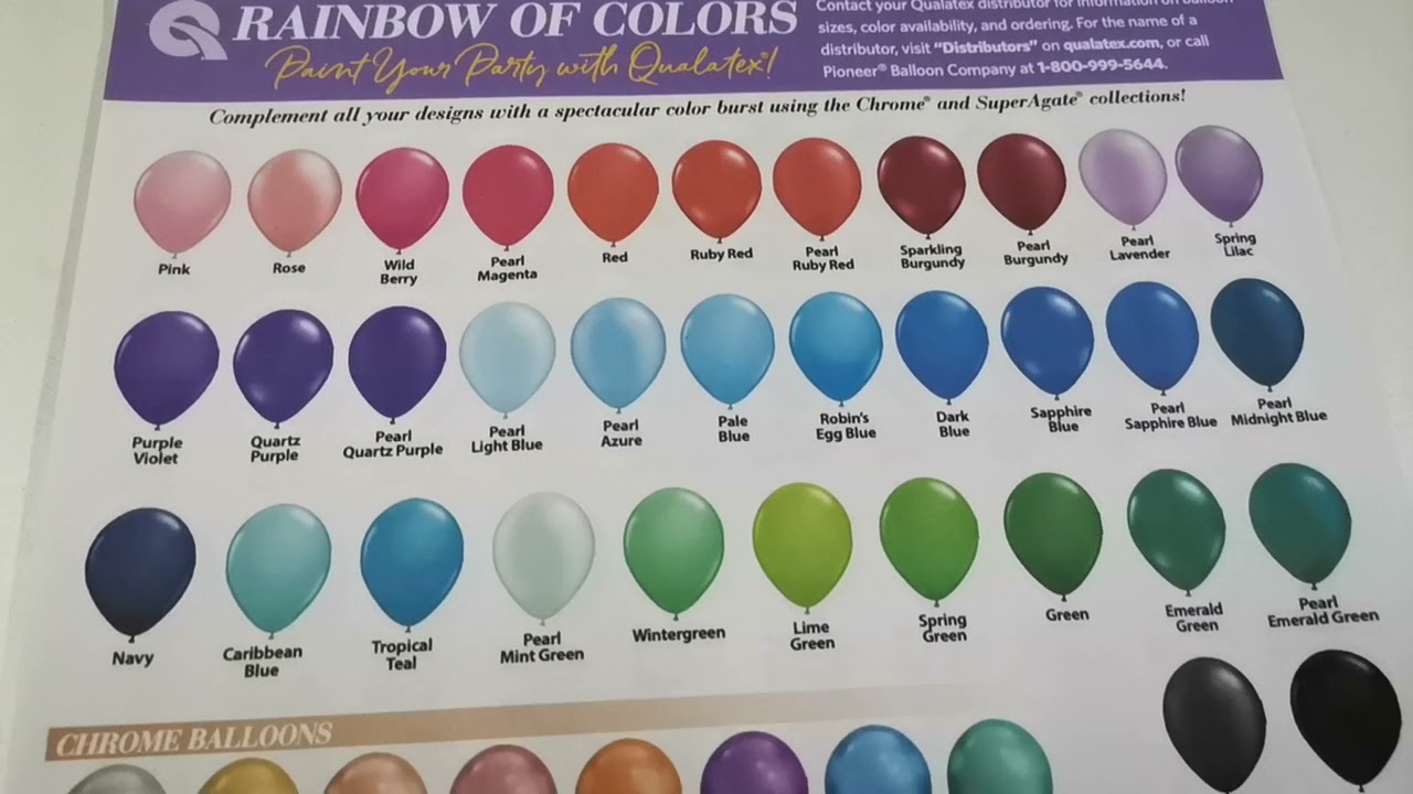 Qualatex Balloons/Best Quality Balloons - YouTube