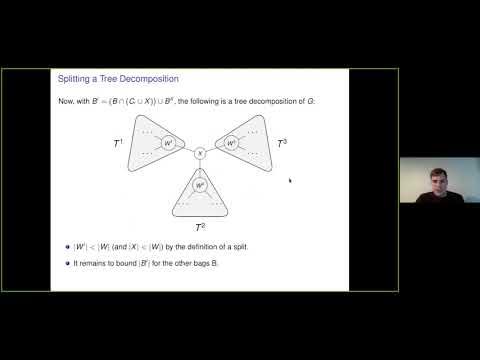 Tuukka Korhonen. Single-Exponential Time 2-Approximation Algorithm for Treewidth - YouTube