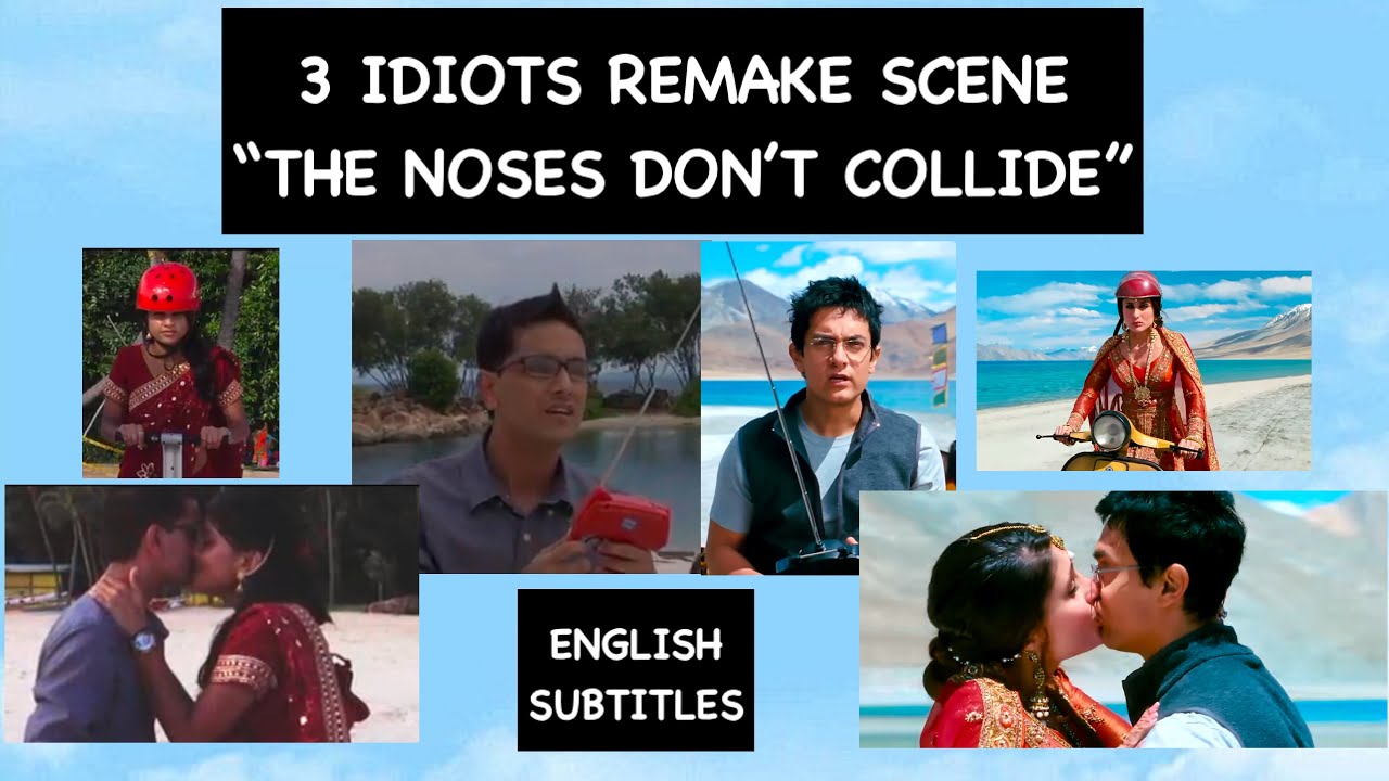 3 Idiots Remake Scene | The Noses Don't Collide | Aamir Khan | Kareena ...