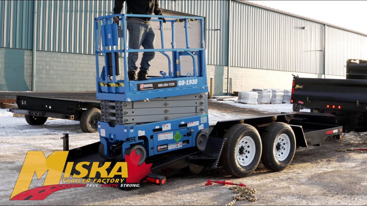 Miska Hydraulic Drop Deck Float Trailers | True. North. Strong. - YouTube