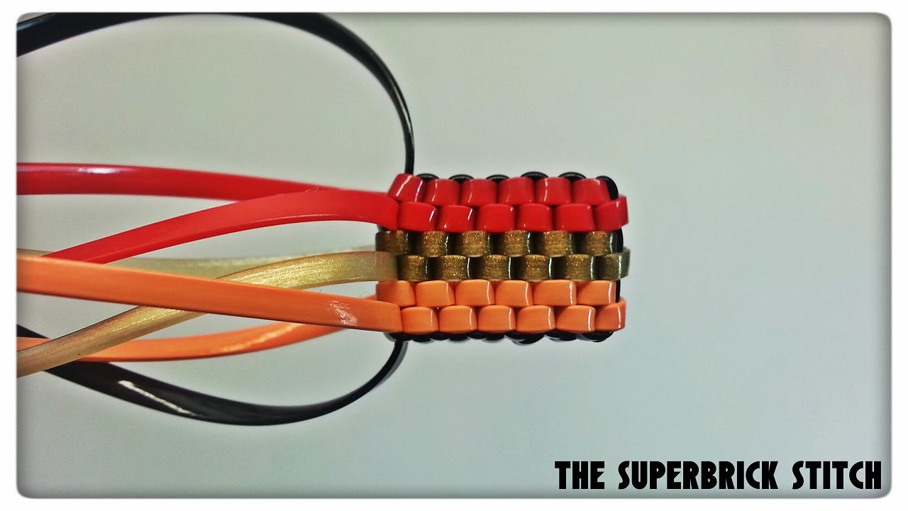 Understanding how to Continue the SuperBrick stitch lanyard/boondoggle ...