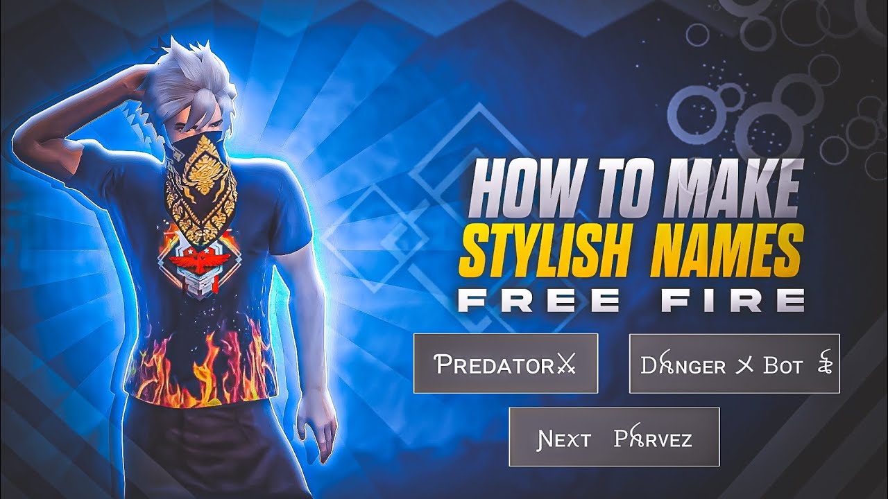 How To Make Stylish Names For Free Fire | Stylish For Free Fire - YouTube