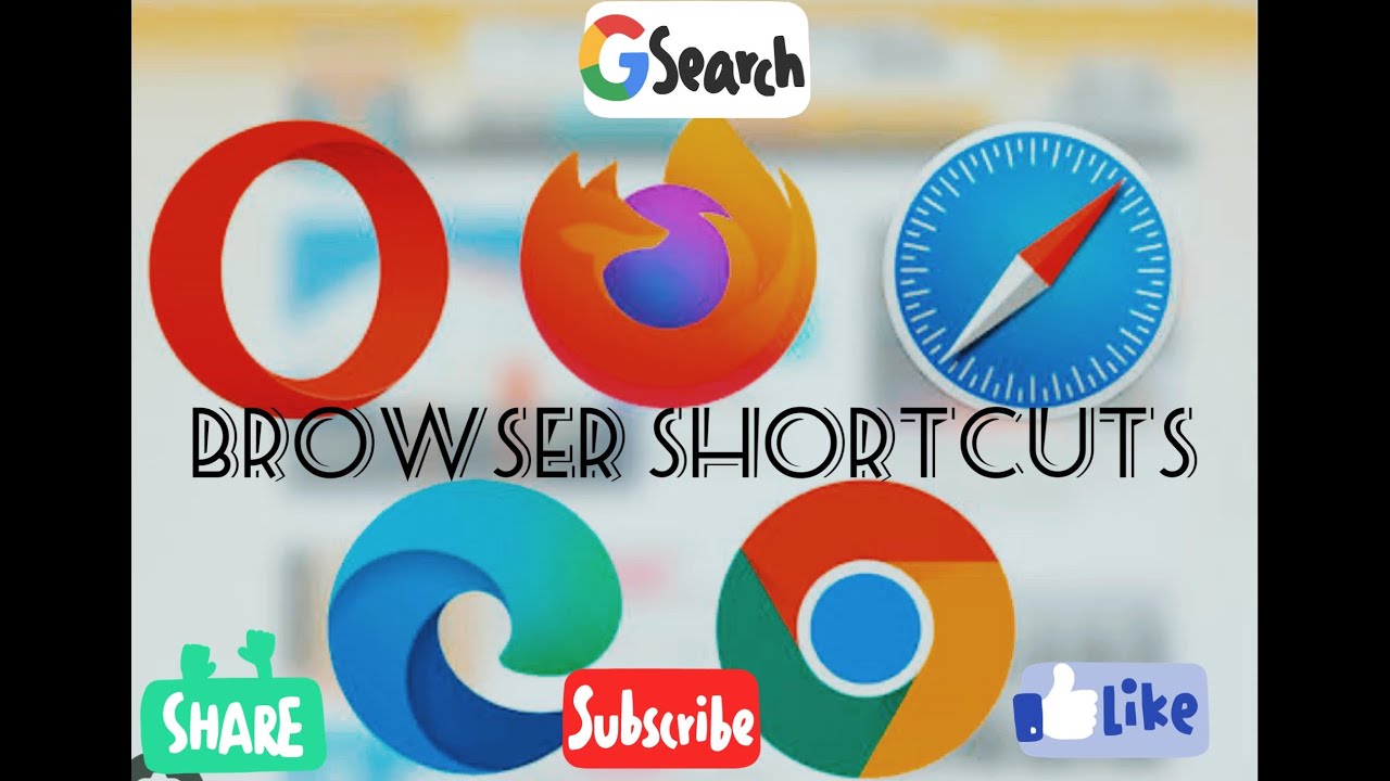 Top 10 browser shortcut keys #browser #howto #edge #chrome #shortcuts # ...