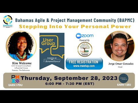 Stepping Into Your Personal Power with Kim Welcome | BAPMC Meetup ...