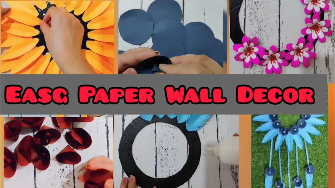 3 Cardboard Paper Wall Decor |Cardboard wall Decor|@ArtCartbySoni - YouTube